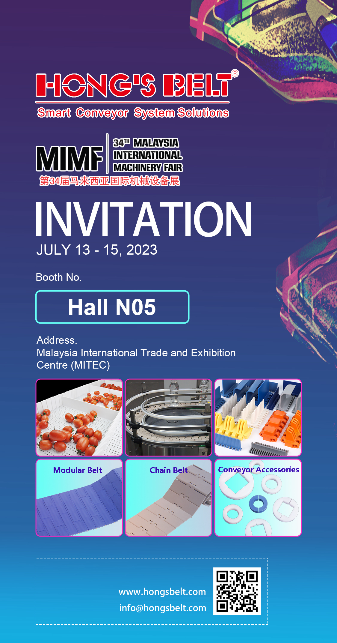 News - HONG’S BELT invites you to attend MIMF 2023 (MALAYSIA ...